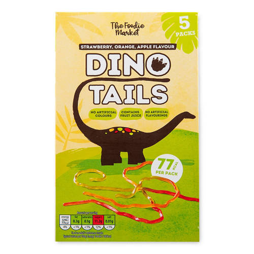 Dino Tails Fruit Sweets 5 Pack | ALDI UK